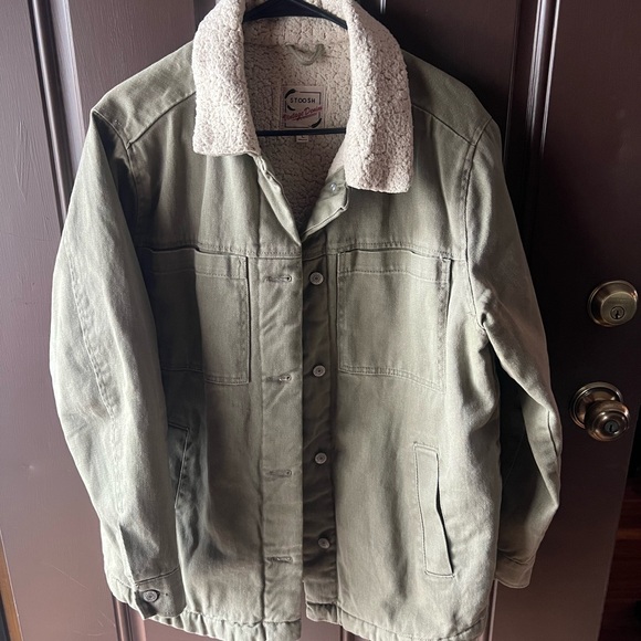 Stoosh | Jackets & Coats | Stoosh Vintage Denim Mens Green Jacket ...